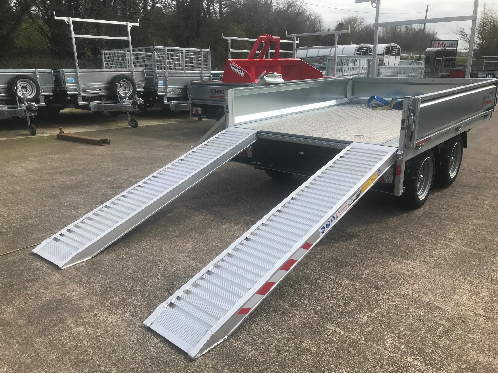 8ft Alloy Trailer / Plant Ramps - G-Tec Trailers