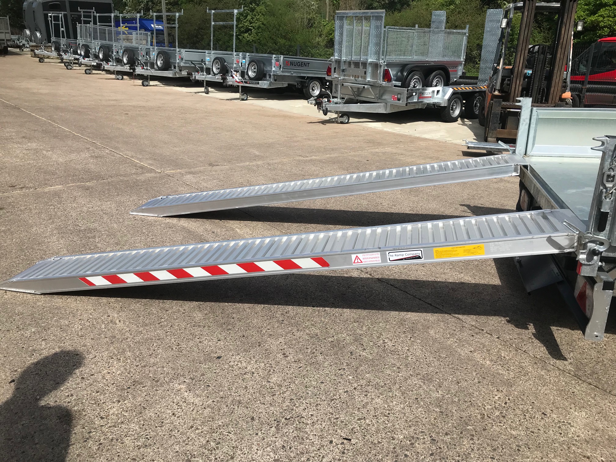 8ft Alloy Trailer / Plant Ramps - G-Tec Trailers